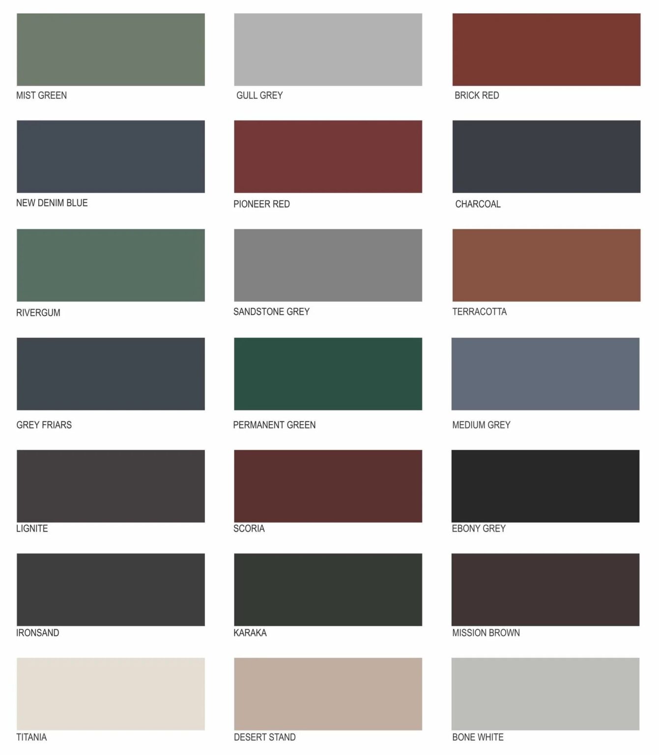 Fence Coat10 LitreColorsteel Colours - Astra Paints